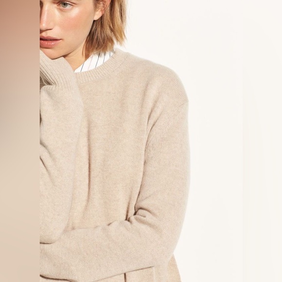 Vince | Sweaters | Nwt Vince Asymmetrical Cashmere Side Slit Hemline ...